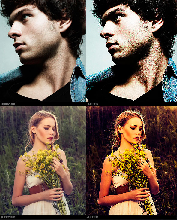 13 Photoshop Actions for Photographs - GraphicMule
